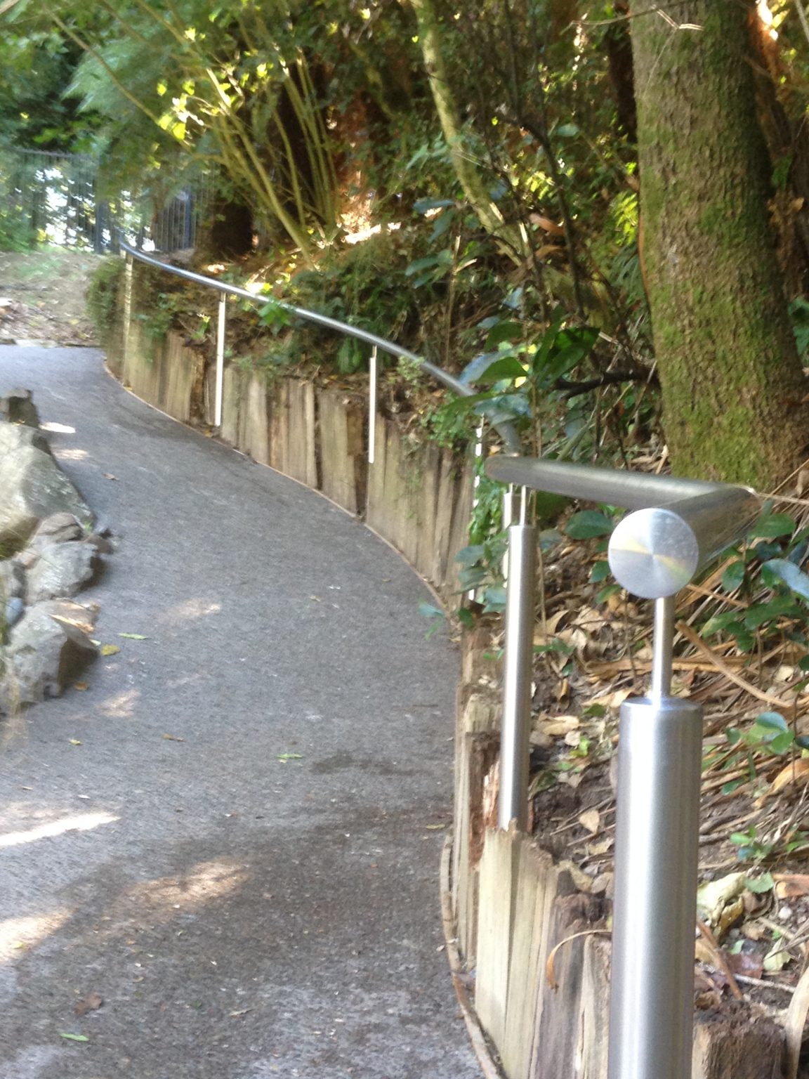 Path handrail for private Garden. - Supreme Sheetmetals